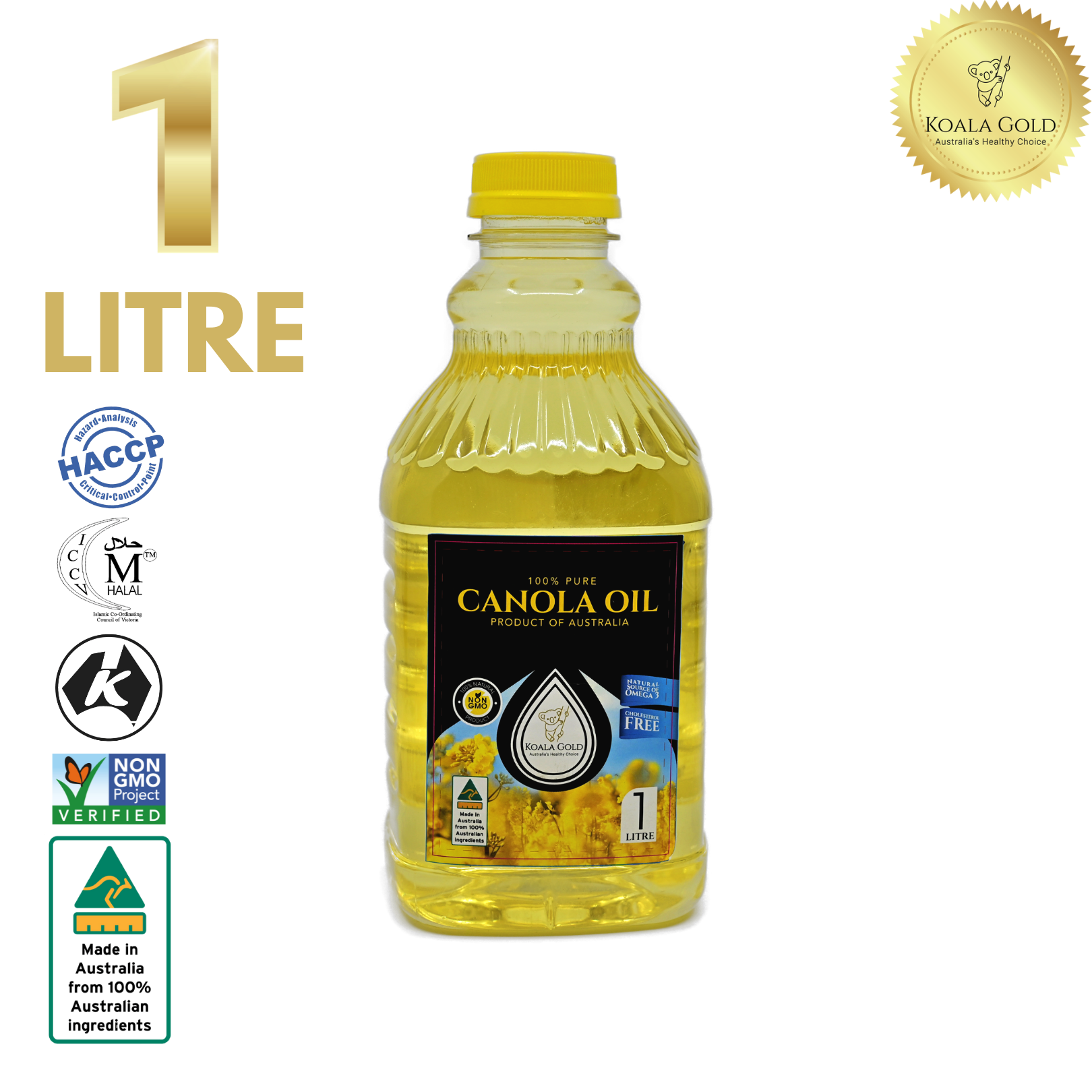 Koala Gold Canola Oil 1L – Koala Gold
